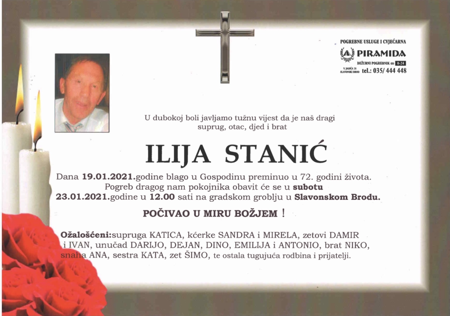 Ilija Stanić – Piramida | pogrebne usluge i cvjećarna