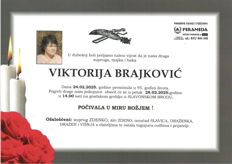 Osmrtnice – Piramida | pogrebne usluge i cvjećarna