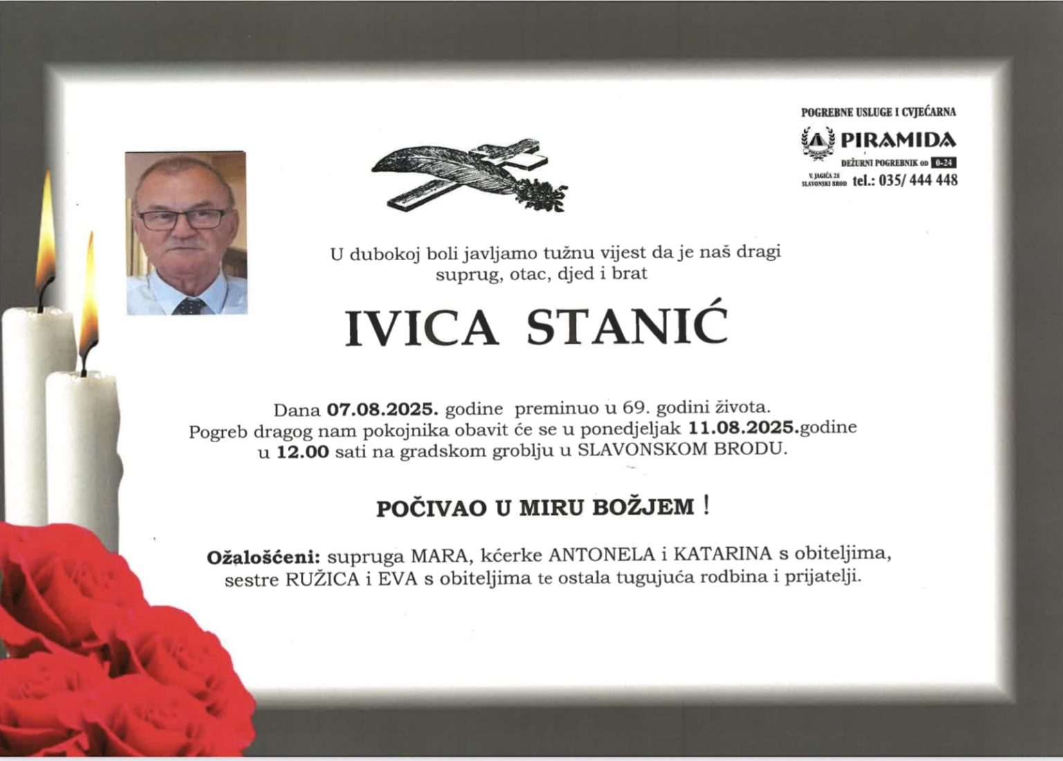 Ivica Stanić – Piramida | pogrebne usluge i cvjećarna
